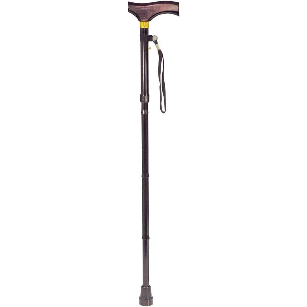 Collapsible Walking Stick with Wooden Handle | Modern Mobility