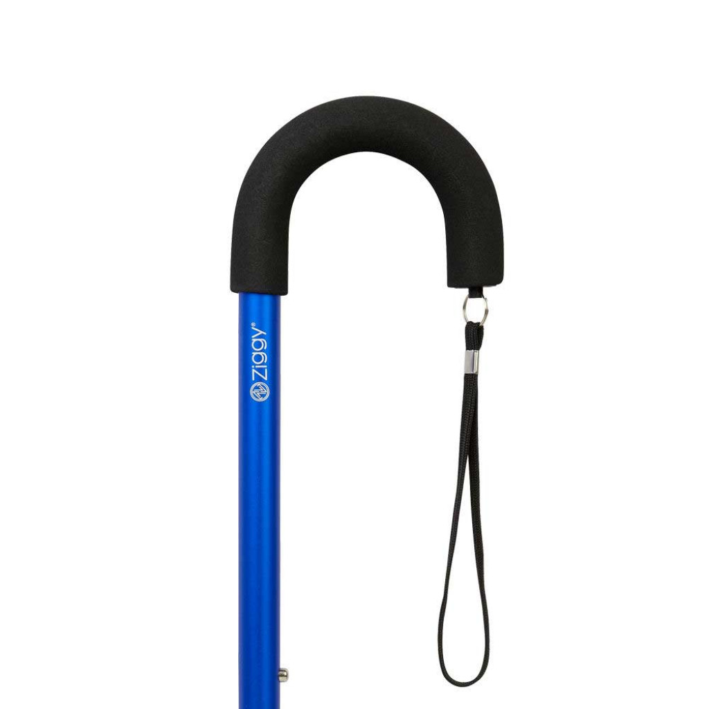 Ziggy Crook Adjustable Stick - Grey | Modern Mobility