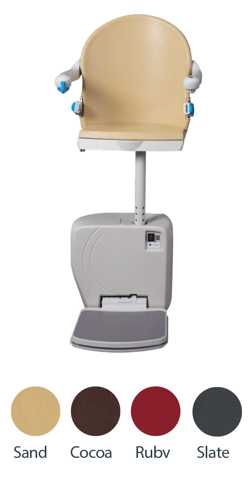 Handicare 4000 Affordable Curved Stairlift | Modern Mobility