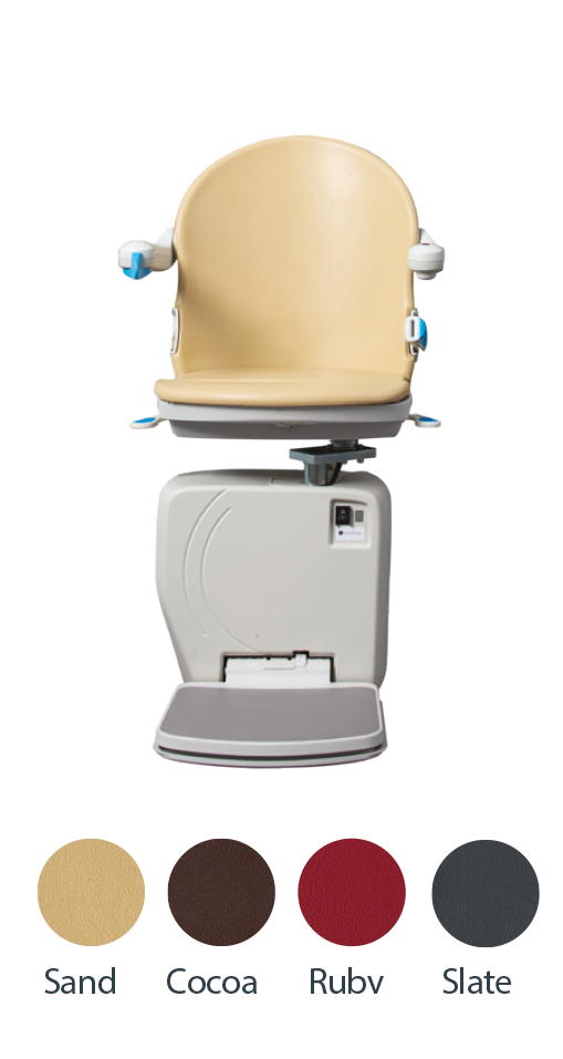 Handicare 4000 Affordable Curved Stairlift | Modern Mobility
