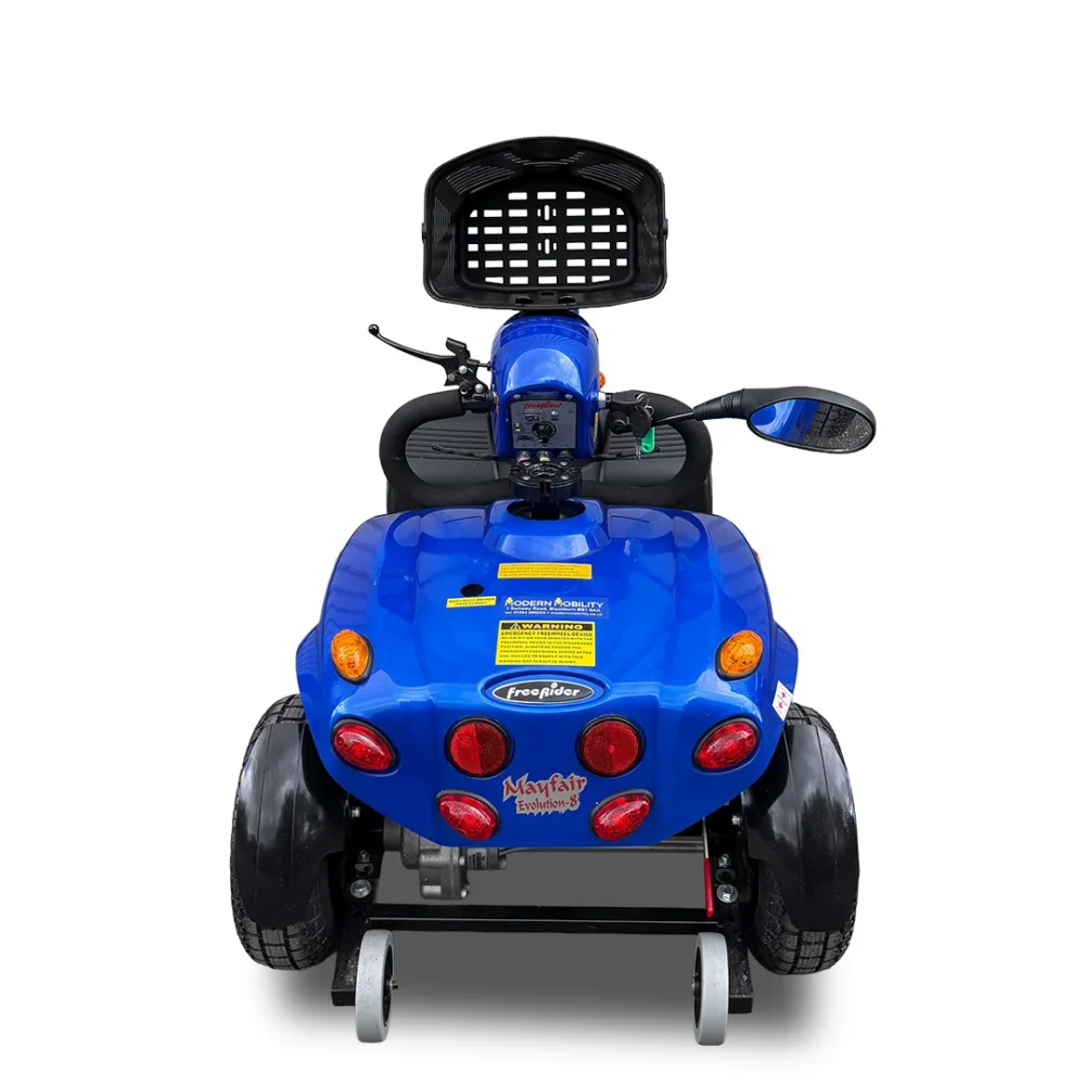 Freerider Mayfair Evolution 8 Blue Approved Used Mobility Scooter ...